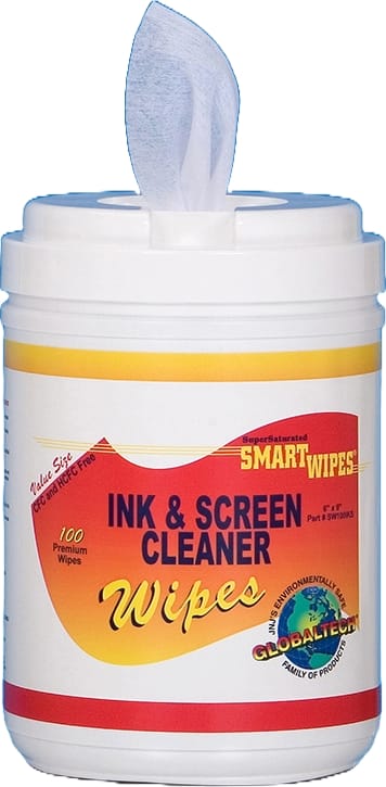 JNJ Industries SW100IKS - Ink & Screen Cleaner Saturated Wipes, 100 ...