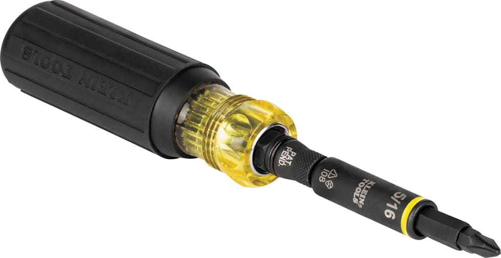 Klein Tools 32500HD - 11-in-1 Impact Rated Multi-Bit Screwdriver / Nut ...