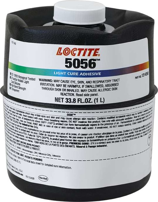 Loctite 1214250 - 5056 Silicone Adhesive Sealant, Medical Device UV ...
