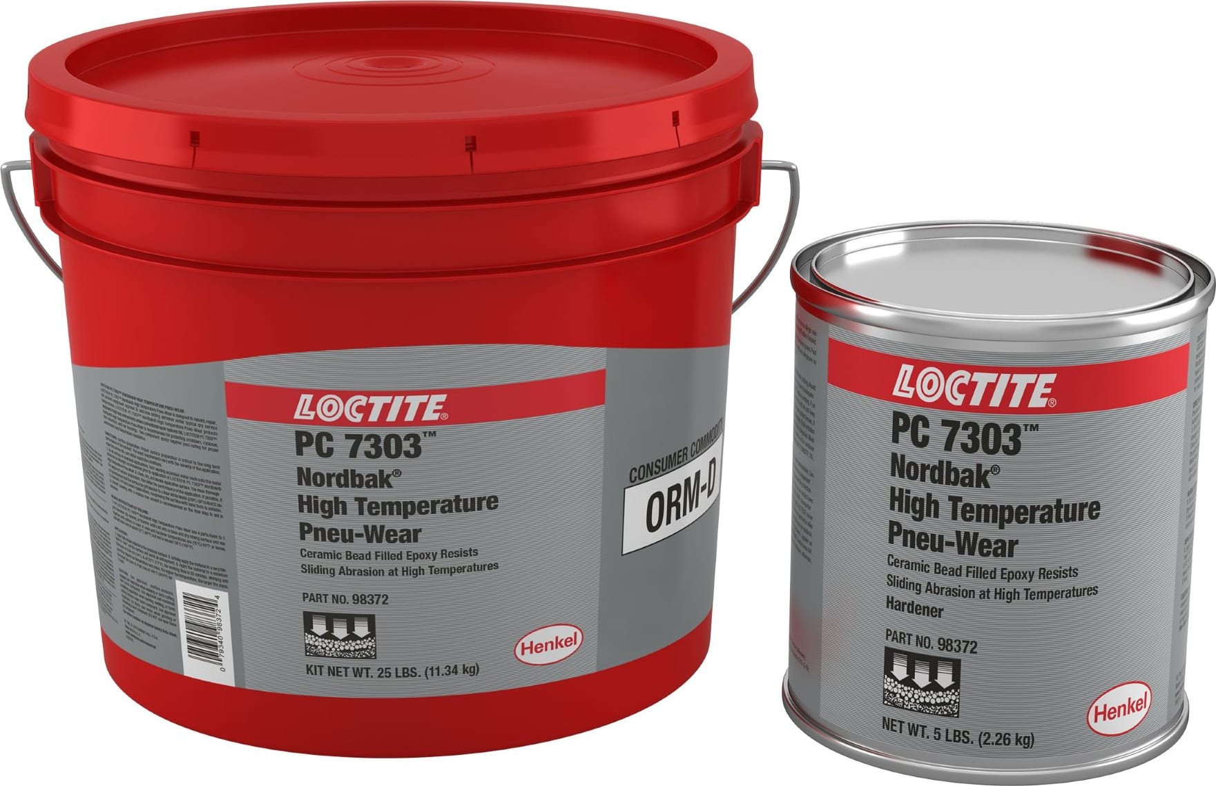 Loctite 235622 - PC 7303 Nordbak High Temperature Pneu-Wear, 25lb Kit ...