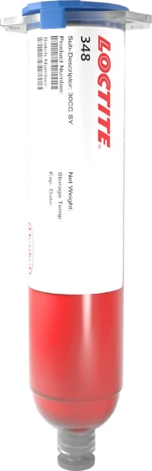 Loctite 2892423 - 348 Epoxy Adhesive, 30 mL Syringe, Red 10/CA | TEquipment