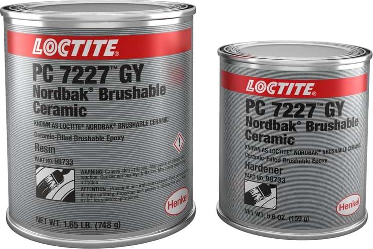 Loctite 767175 - Nordbak Brushable Ceramic, Blue, 2lb Kit | TEquipment