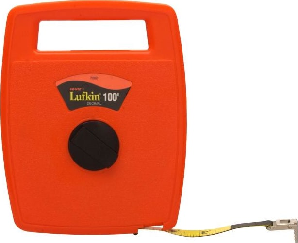 Lufkin 703D - Measuring Tape, Fiberglass, Engineer, Linear, Hi-VIZ ...