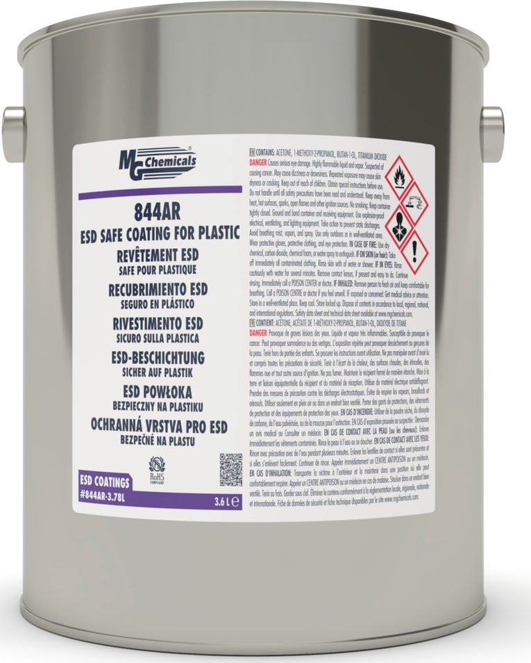 MG Chemicals 844AR-3.78L - Liquid, ESD-Safe Coating, For Plastics ...