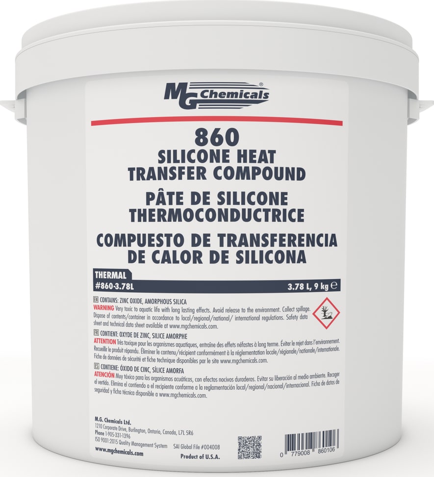 MG Chemicals 860-3.78L - Thermal Paste, Compound, Silicone-based ...