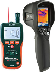 Extech MO290-RK1-i7 Moisture Meter Kit Contractor Water Restoration ...