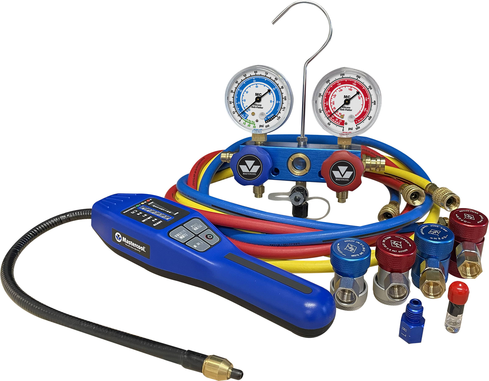Mastercool 55900-COMBOKIT - Electronic Leak Detector and Manifold Combo Kit | TEquipment