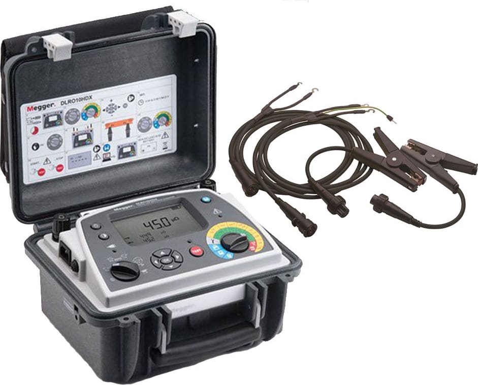Megger DLRO-10HDX KC1 Digital Low Resistance 1008-095 | TEquipment