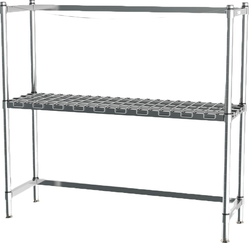 Metro KR365DC - HD Super Beer Keg Handling Rack, 1 Dunnage Shelf, 6 ...