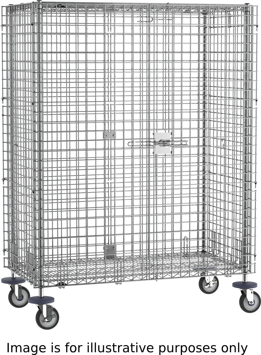 Metro SEC56ECQ - qwikSLOT Mobile Security Unit, Chrome, 27.25" x 65", 2 ...