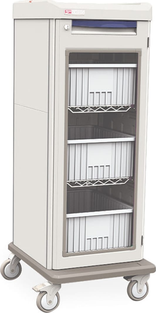 Metro SXRSIVSTOR - Starsys Secure IV Cart, Single-Wide, Polymer ...
