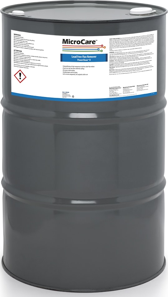 MicroCare MCC-PW2D - Lead Free Flux Remover, Power Clean (55 Gallon ...
