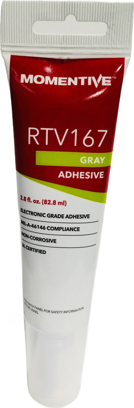 Momentive RTV167-Tube - Adhesive Sealant, 2.8oz, Grey GE | TEquipment