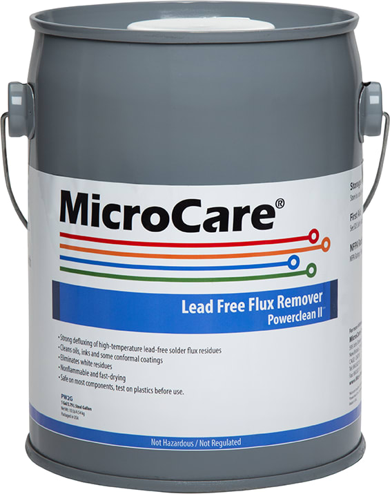 MicroCare MCC-PW2G - Lead Free Flux Remover, Power Clean (1 Gallon Mini ...