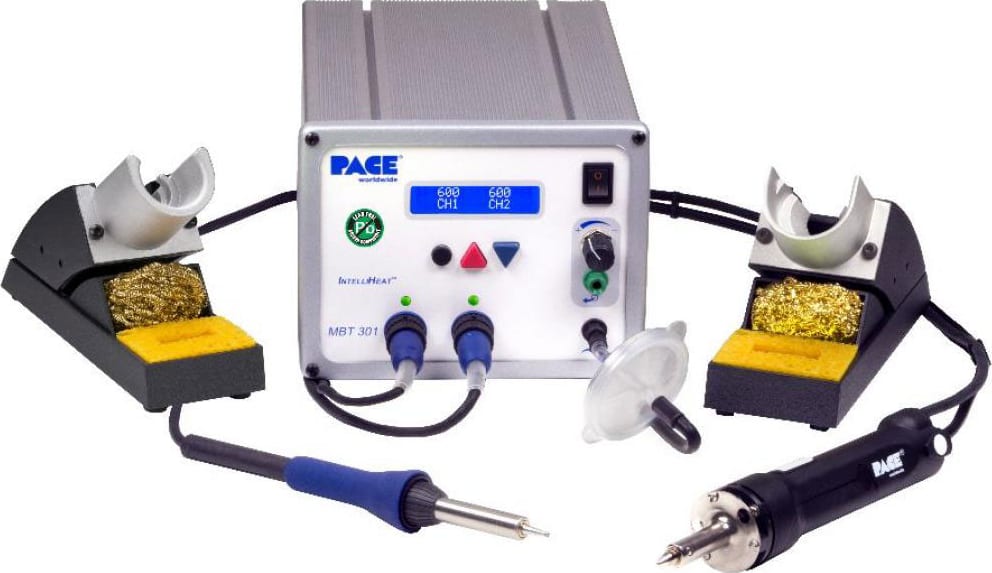 PACE MBT 301 Soldering & Desoldering Station - with PS-90 Iron, SX-100 ...