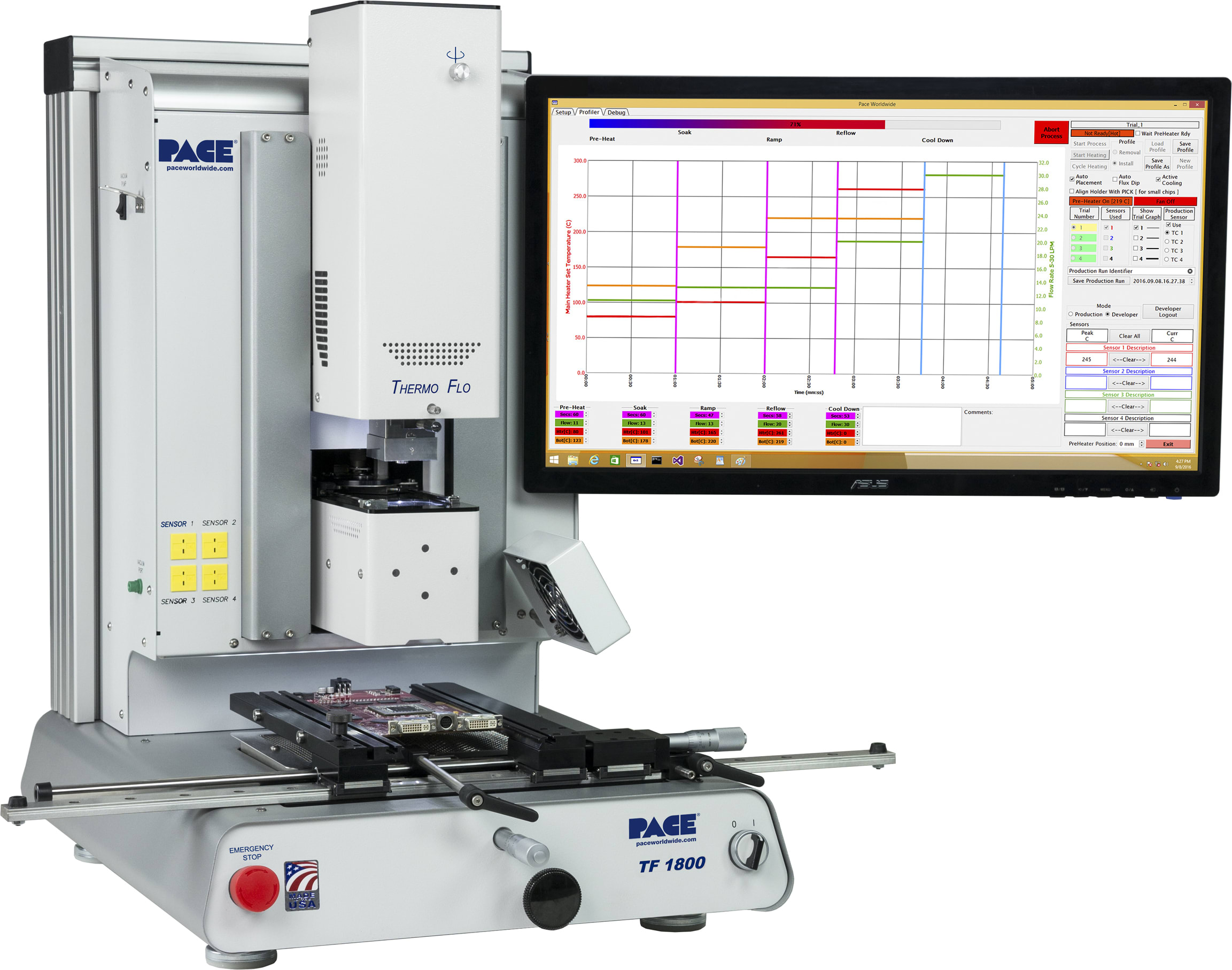 PACE 8007-0575 - TF 1800 BGA and SMD Rework System, 230 VAC | TEquipment