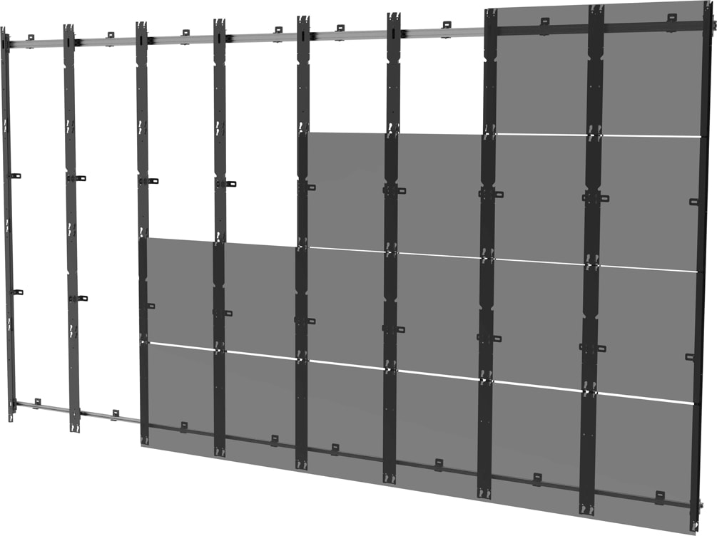 Peerless DS-LEDIF-8X4 8x4 Wall Mount for Samsung IFH LED Display ...