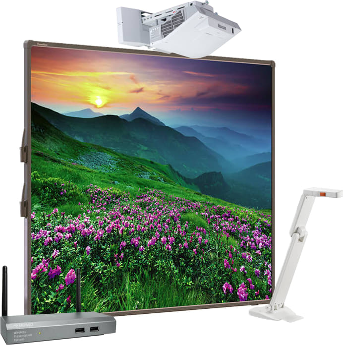 Promethean AB10T88D UST v2 - Package with 88" ActivBoard and Maxell ...