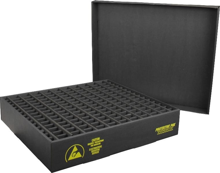 Protektive Pak 38703 - In-Plant Handler, Adjustable, 75 Cell/Box, 4" X ...