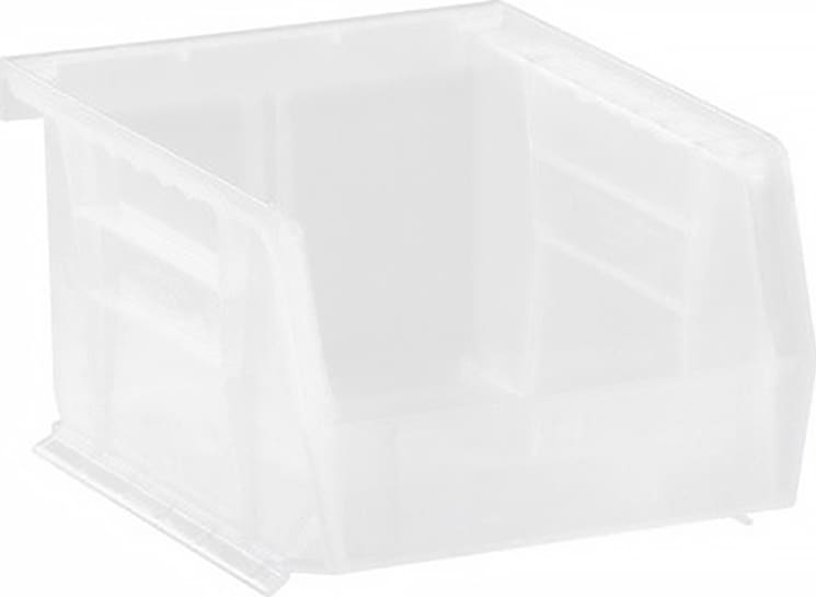 Quantum Storage QUS221CL Bin, Ultra Stack/Hang, 9-1/4" x 6" x 5", Clear ...