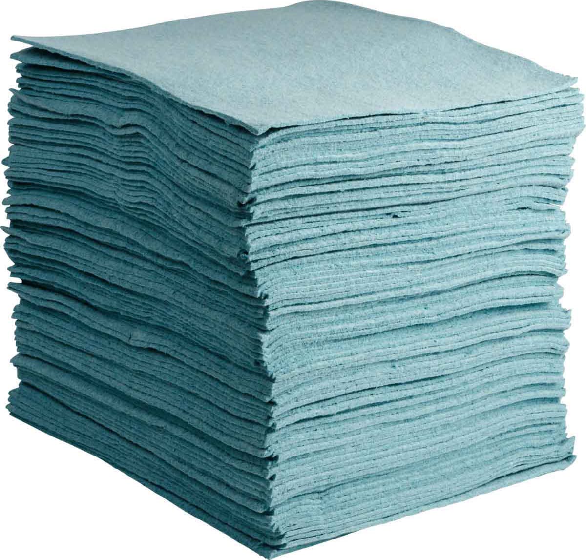 Brady RF100 - Absorbent Pad, Universal, Re-Form, Cellulose, Light Blue ...