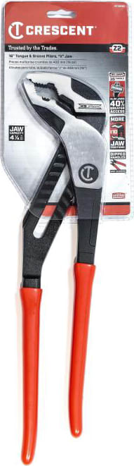Crescent RTZ216V - Tongue and Groove Plier, 16", V Jaw, Dipped, RTZ2 ...