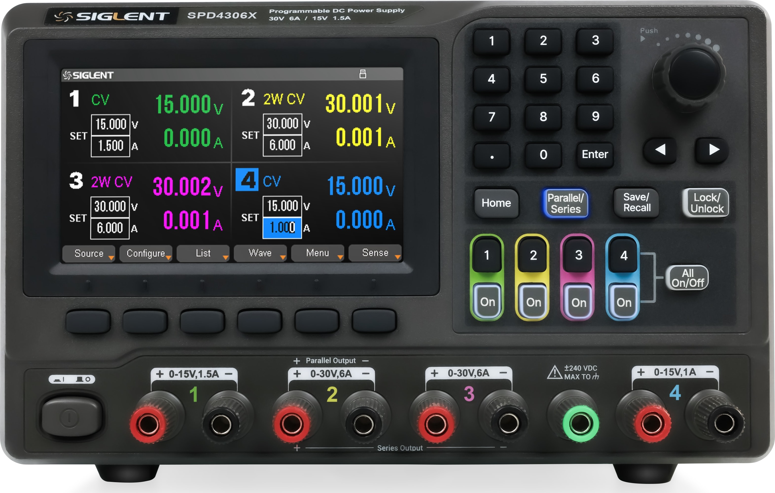 Siglent SPD4306X - Four Channel DC Power Supply (400W) | TEquipment