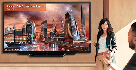 Sharp PN-L805H - 80in AQUOS BOARD 4K UHD Interactive Display | Touchboards