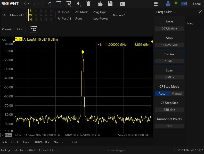 Siglent SHN900-SA - Spectrum Analysis Option for SHN900A | TEquipment