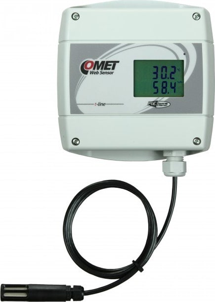 Comet T7610 Web Sensor with PoE - Temperature, Humidity and Barometric ...