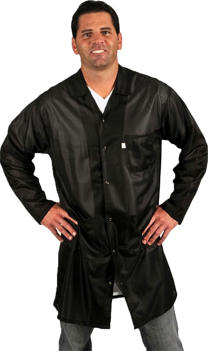 Tech Wear LOC-93C-XXXL - Lab Jacket w/Cuffs, Lapel-Style Collar, Knee ...