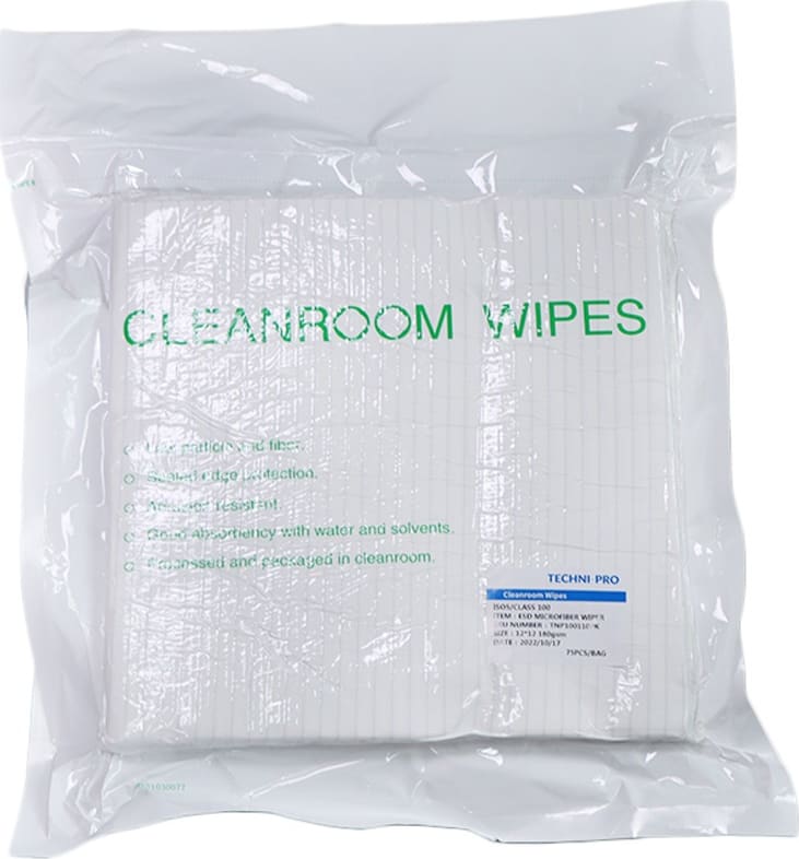 Techni-Pro TNP100109PK - Wiper, Polyester, ESD Safe, Class 100 (ISO5 ...
