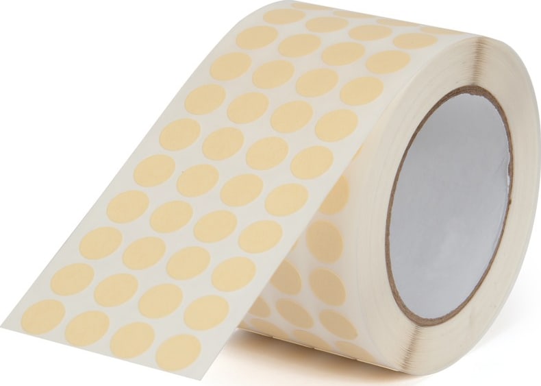 Techni-Pro TST-KD-0750 - High Temp Masking Disc Tape, 300 deg, 3/4", 3 ...