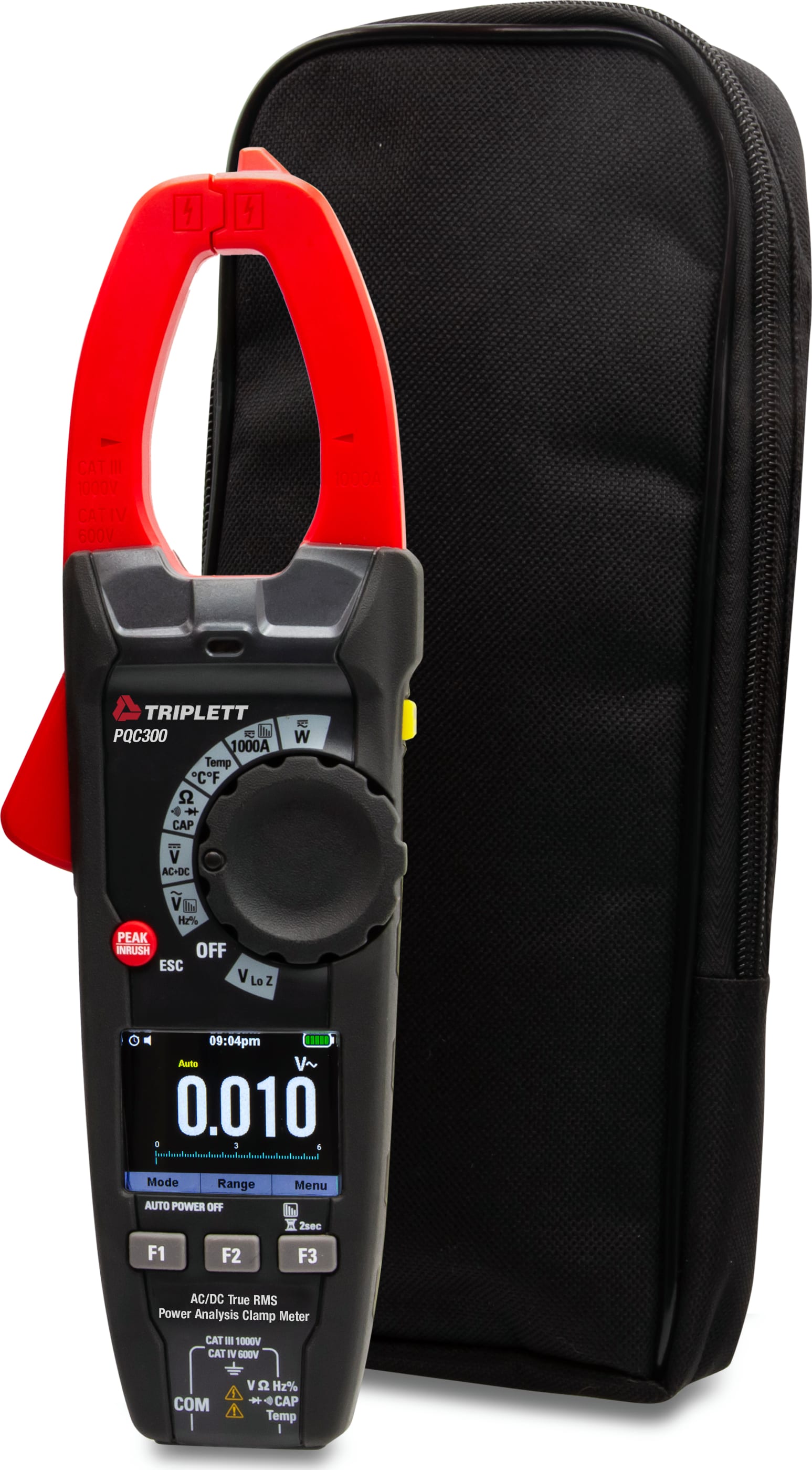 Triplett PQC300 - Single Phase True RMS Power Quality Clamp Meter ...