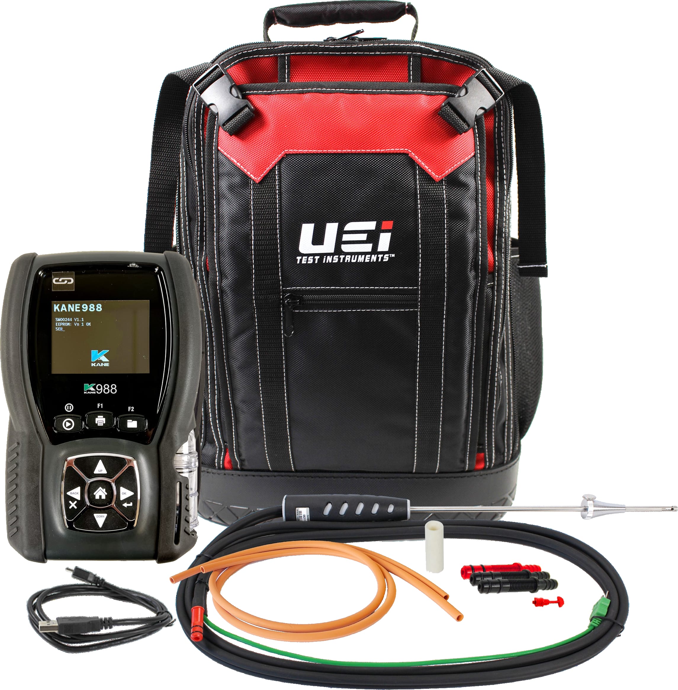 UEi KANE988-OB Kane 988 combustion analyzer with standard sensors (CO ...