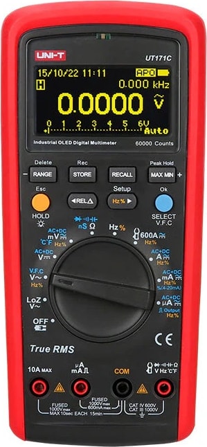 UNI-T UT171C - Industrial TRMS Digital Multimeter with OLED Display (AC ...
