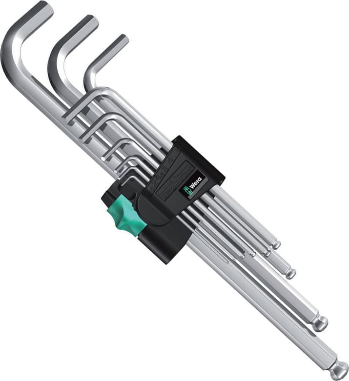 Wera Tools 05073391001 - 950/9 Hex-Plus 1 SB L-key Set, Metric, Chrome ...