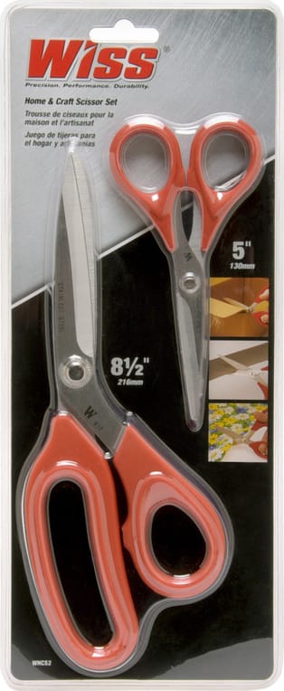 Crescent Wiss WHCS2 - Scissors for Crafting and Sewing, Industrial, 2 ...