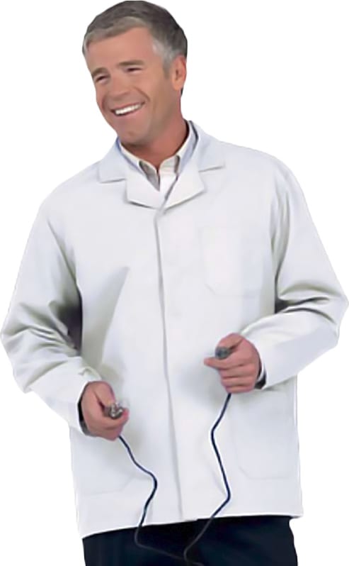 Worklon 424-XL - Lab Coat, 30" OAL, Microstat, ESD-Safe, Unisex, Short ...