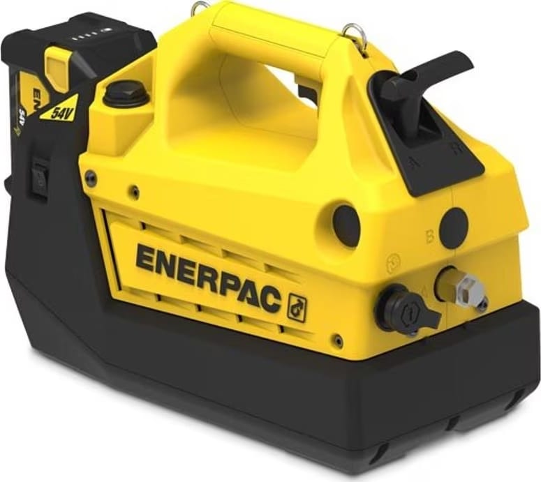Enerpac XC2402MB - Cordless Hydraulic Pump, 54V, 2L, 4/3 Man, 2 Batt ...