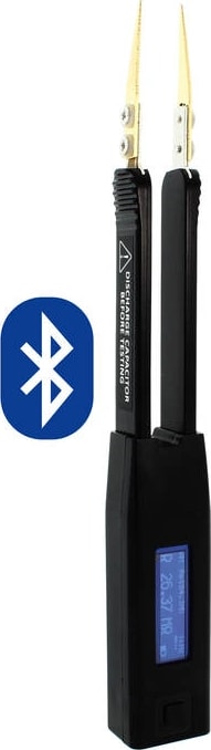 Excelta TM-500-BTW - IntelliTweeze RCL Meter, 0.010" x 0.02" Tip, LED ...