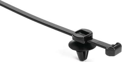 HellermannTyton 150-37791 - 2-Pc Cable Tie/Arrowhead Mount, 7.87"L, 0.248" - 0.264" Mounting ...