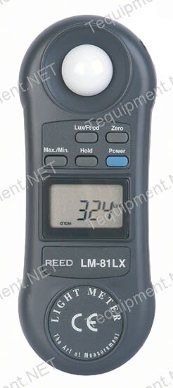 Reed LM-81LX Light Meter, 20,000 Lux | TEquipment