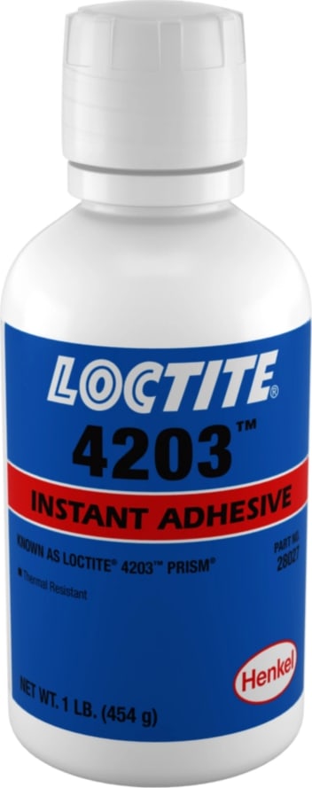 Loctite 232839 - 4203 Prism Instant Adhesive, 1lb Bottle | TEquipment