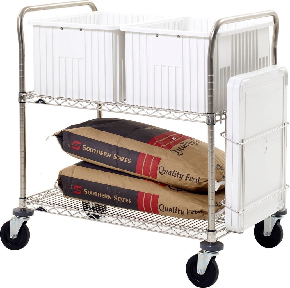 Metro LAR2 - Wire Shelving Feed Carts, Heavy-Duty | TEquipment