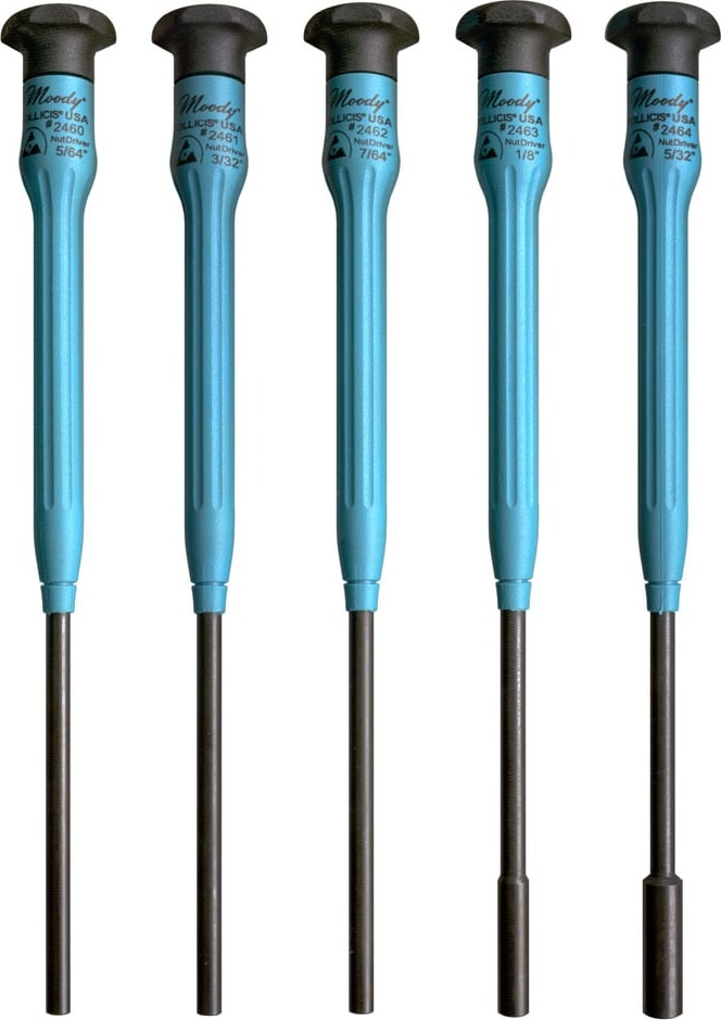 Moody 58-0420 - Small Nut Set, Fixed, ESD Safe, 5pc | TEquipment