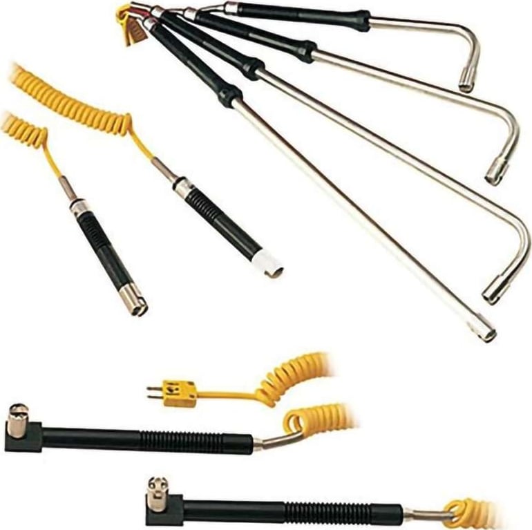 Omega 88007K - Thermocouple Handle Probe, Unique Round Face Surface, K ...