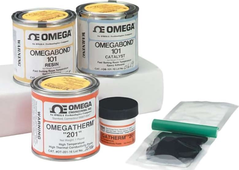 Omega Engineering OB-100-16 - Fast Set Epoxy Adhesive, OB-100-16, 2 Part Epoxy, 16oz Can ...