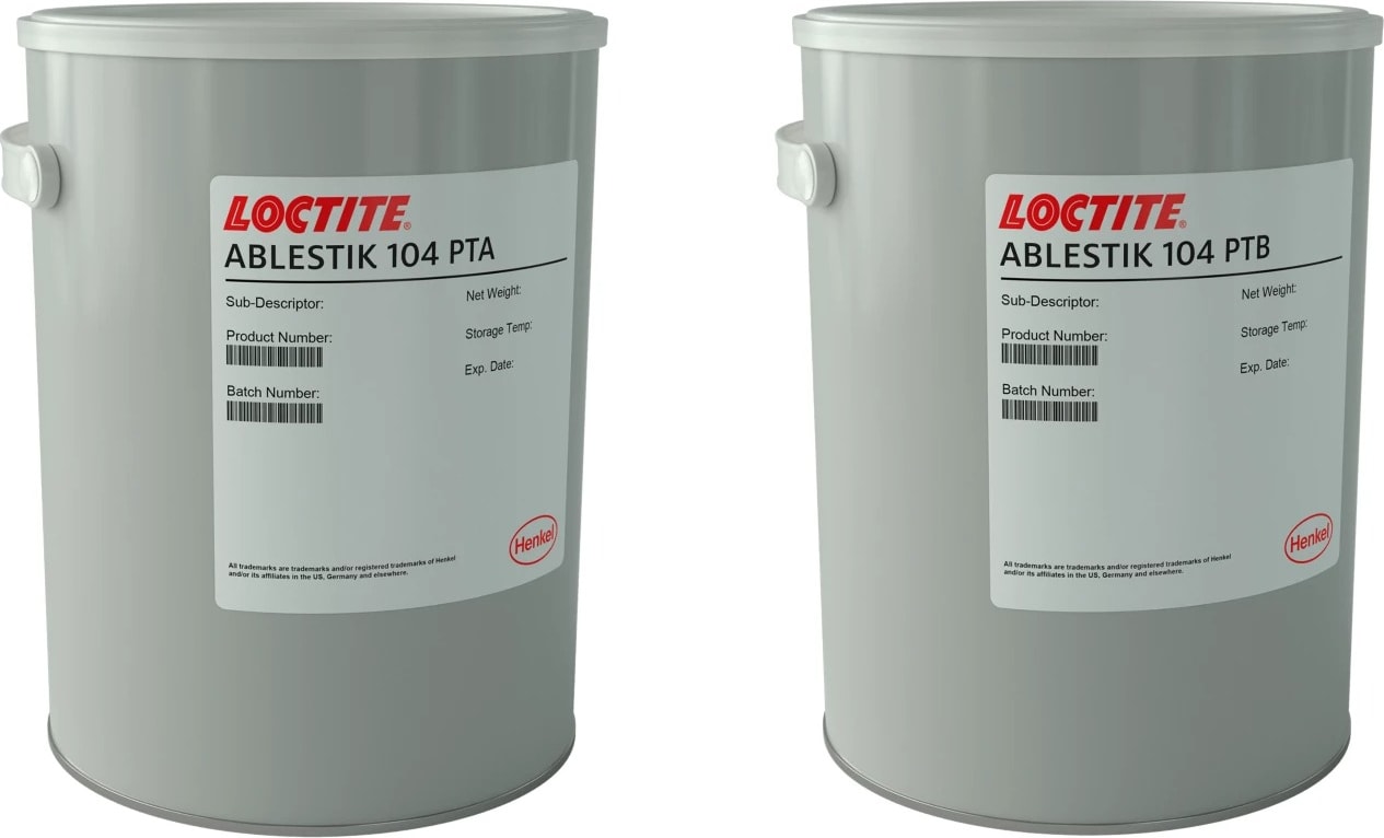 Loctite 1187945 - Ablestik 104, Epoxy Adhesive, Part A (Resin), Black ...