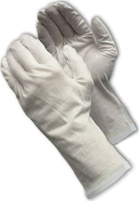 PIP 97-520/12R - Medium Weight Cotton Lisle Inspection Glove w/Rolled ...
